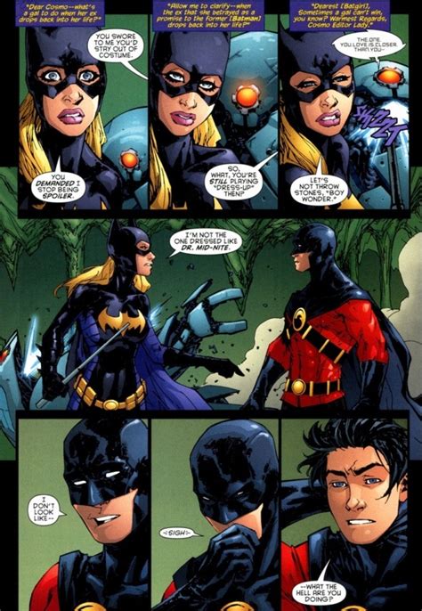 Robin And Batgirl Kiss