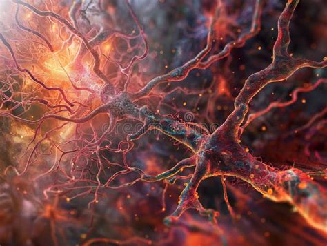 Neural Network Synapse Simulation Stock Image Image Of Intelligence Medical 312888073