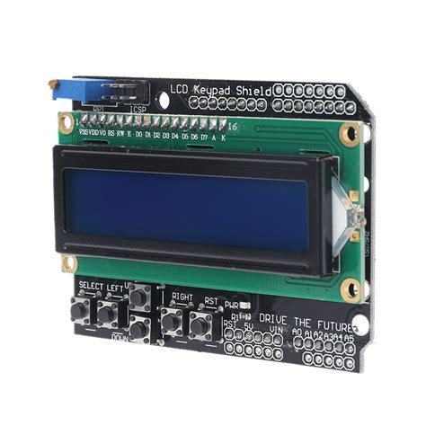 lcd 1602 16x2 keypad shield board blue backlight for robot
