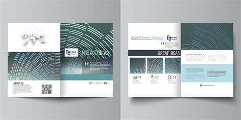 Bi에 대 한 비즈니스 템플릿 접어 책자 잡지 전단지 보고서 디자인 서식 파일 쉽게 편집 가능한 벡터 A 4 크기에 추상 레이아웃을 커버 기하학적 스타일에서 만든 기술 배경