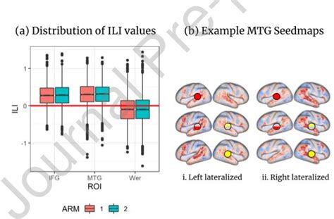 Figure 3 From Multi Level Fmri Analysis Applied To Hemispheric Specialization In The Language
