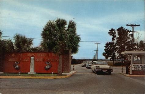 Main Gate Marine Corps Recruit Depot Parris Island Sc