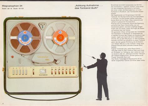 Telefunken Tonbandgeräte - Magnetophon 1962/63