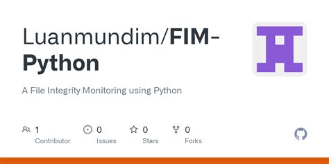 Github Luanmundimfim Python A File Integrity Monitoring Using Python