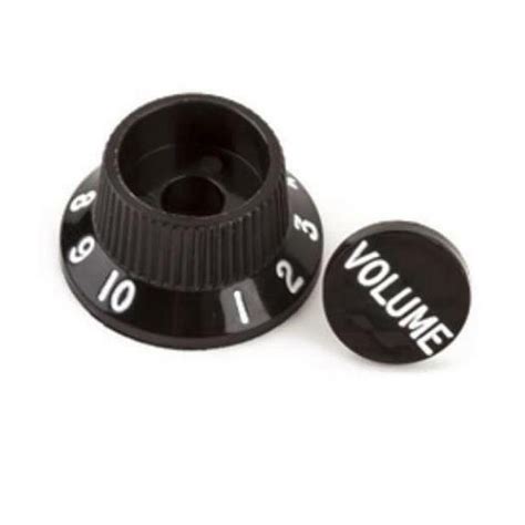 Original Fender Strat Volume And Tone Knobs Black