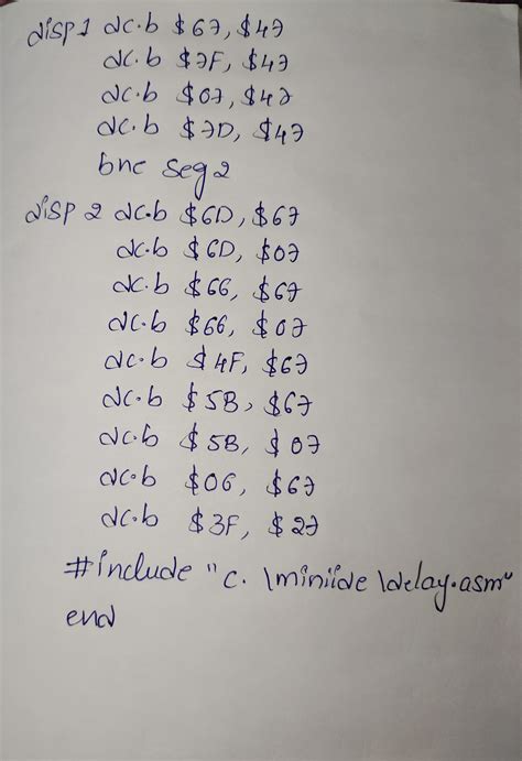 Solved Using Dragon 12 Plus Board And Codewarrior Software To Design An Automaic Traffic Light