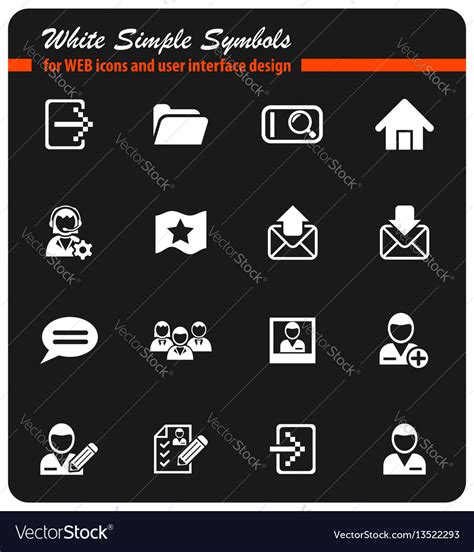 Accaunt Icon Set Royalty Free Vector Image VectorStock