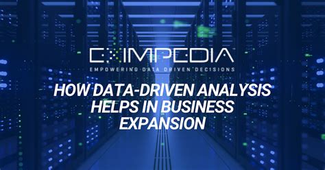 All About Data Driven Analysis By Exim Pedia