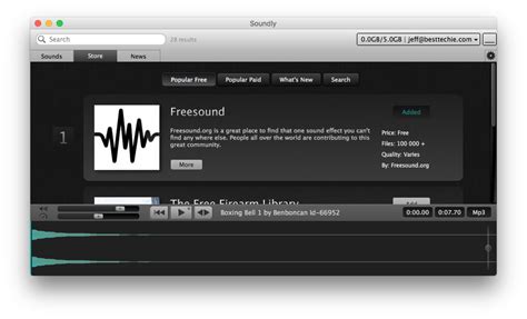 Review Soundly A Cloud Based Sound Effects App That Will Improve Your