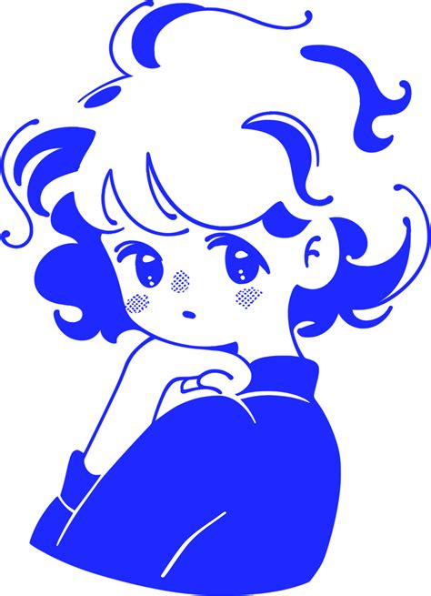 卡通女孩可商用插画