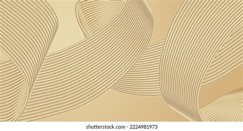3d Render Waveform Flowing Gold Abstract Stock Illustration 2224981973 Shutterstock