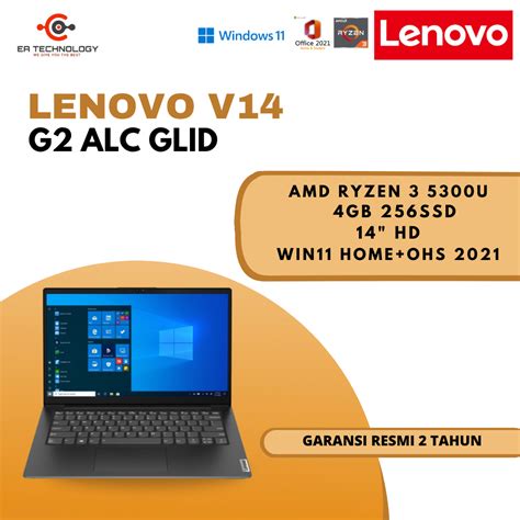 Jual Lenovo V G Alc Glid Amd Ryzen U Gb Gb Ssd Hd Tn Win Home Ohs Shopee