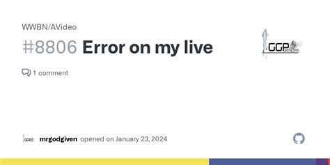 Error On My Live · Issue 8806 · Wwbnavideo · Github