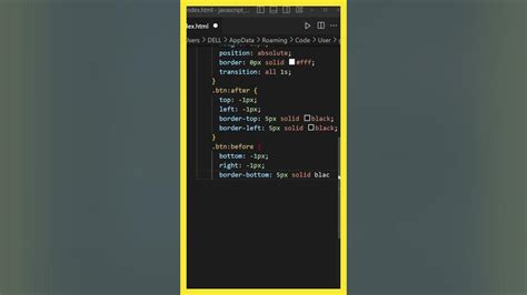 Button Hover Effect Html Css Animation Shorts