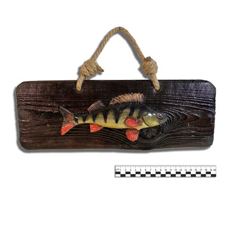Настенная статуэтка окуня исп 9 Регалино