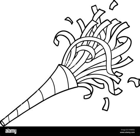 Party Horn Clipart Black And White