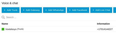 3cx v20 sip trunk setup voxtelesys