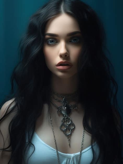 Beautiful Girl Model Premium Ai Generated Image