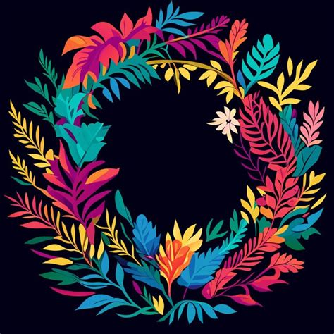 Premium Vector Handcrafted Green Foliage Vector