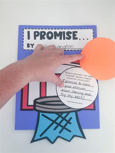 I Promise A Classroom Promise Activity Artofit