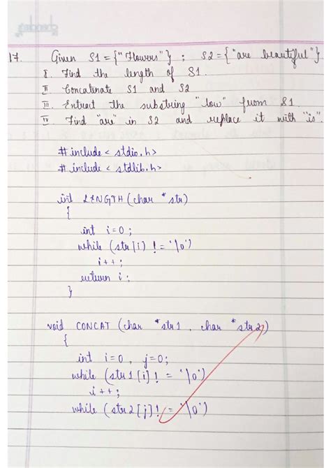 Ds Lab Pgm 17 Data Structures Lab Pgm 17 17 Given S2 I Find The