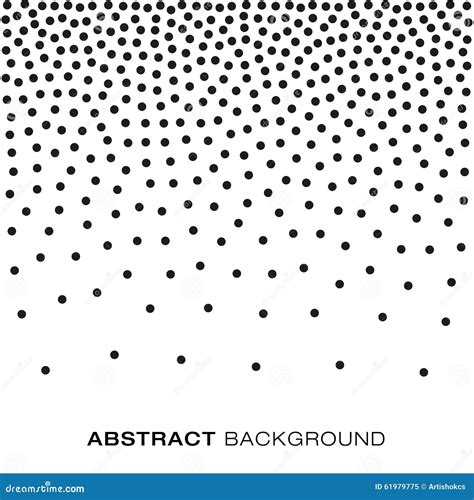 Gradient Halftone Abstract Gradient Background Of White Dots Halftone Wave Vector