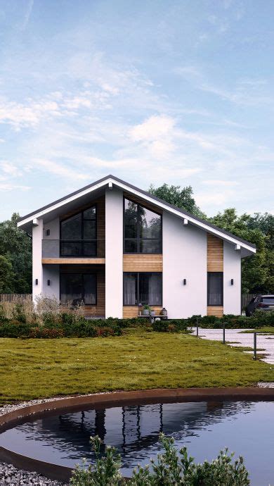 Дом в Адуево на 209 кв м строительство от Good Wood Modern Style