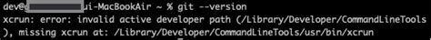 231104 개발일지 Til Xcrun Error Invalid Active Developer Path Librarydeveloper