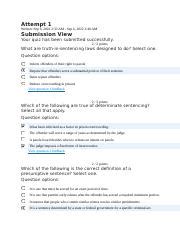 2 3 Module Two Quiz Attempt 1 Docx Attempt 1 Written Sep 6 2022 2 33 AM Sep 6 2022 2 40 AM