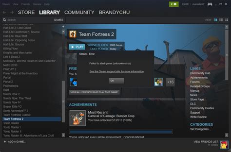 Tf2 Failed To Start Game Unknown Error Rtf2