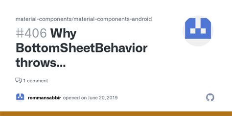 Why BottomSheetBehavior Throws Java Lang IllegalArgumentException