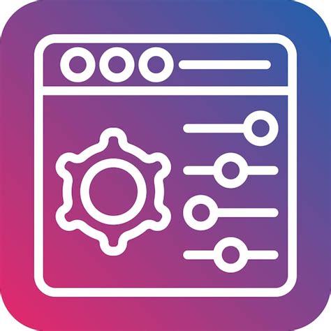 Premium Vector Vector Design Control Panel Icon Style