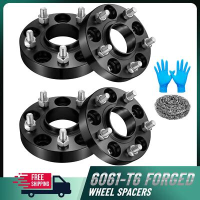 4pcs 1 25mm Hubcentric Wheel Spacers 5x45 5x1143 For Honda Civic