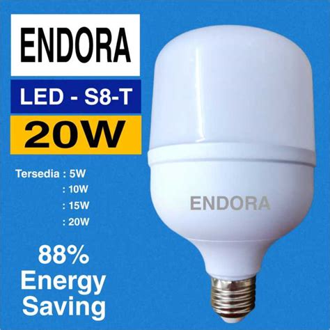 LAMPU LED CAPSUL WATT LAMPU LED TABUNG WATT LAMPU LED ENDORA WATT CAHAYA PUTIH