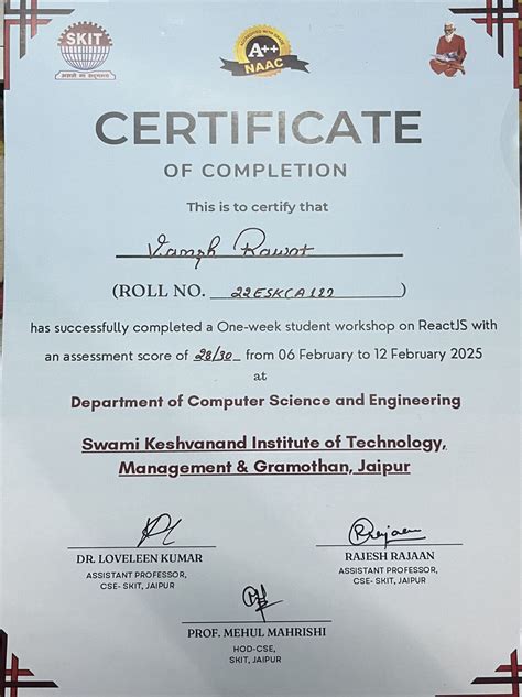 Reactjs Webdevelopment Learning Workshop Skit Techexperience