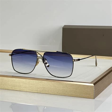 Rectangle Double Bridge Sunglasses Man Alkamx Titanium Pilot Popular