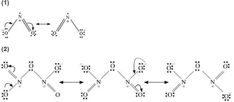 Give The Resonating Structures Of No2 And N2o5