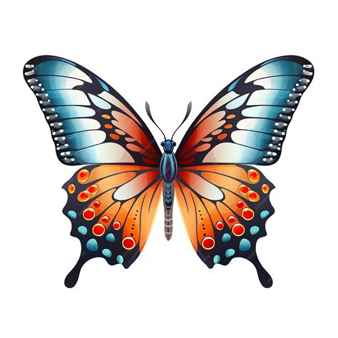 Premium Photo Colourful Big Butterfly Butterfly Wing Clip Art