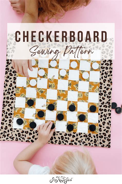 Fabric Checkerboard Game Pattern See Kate Sew
