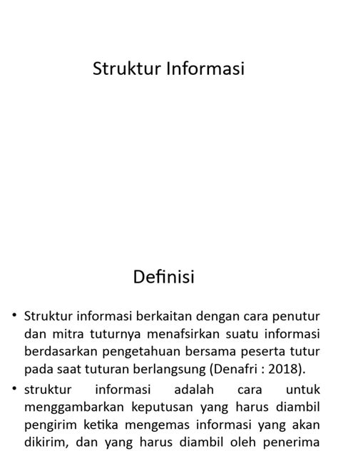 information structure ppt pdf