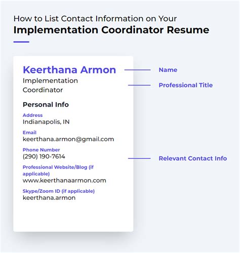 Implementation Coordinator Resume Examples And Templates
