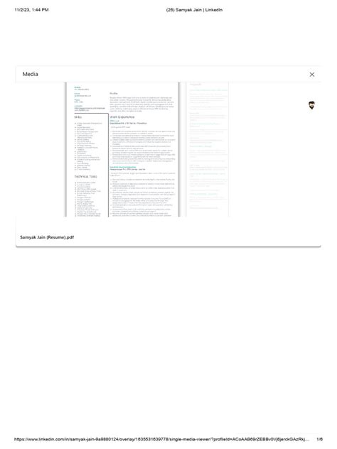 Samyak Jain Linkedin Pdf Reputation Business