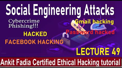 Full Free Online Ethical Hacking Course For Beginners Phishing Method Ceh Lecture 49 Youtube