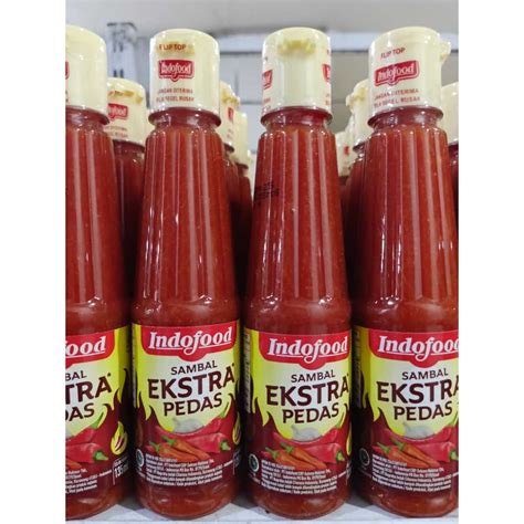 Jual Indofood Sambal Extra Pedas 135ml Shopee Indonesia