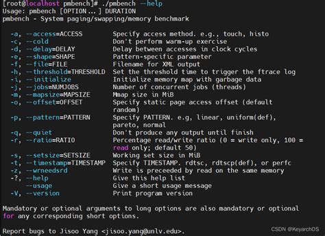 KeyarchOS内存基准测试benchmark之pmbench CSDN博客