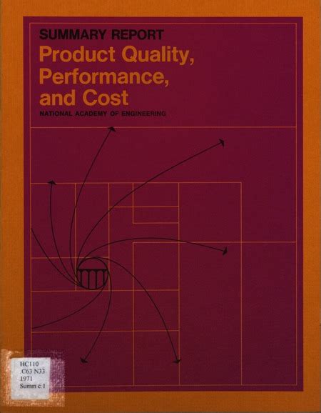 Product Quality Performance And Cost Summary Report The National
