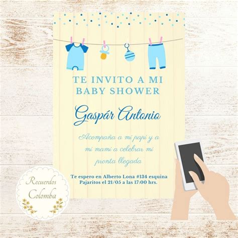 Invitaci N Digital Baby Shower