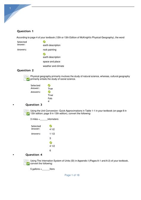 Moduleoneassignmentintroductiontophysicalgeography Nursing