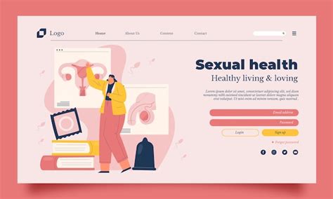 Free Vector Hand Drawn Sex Education Landing Page