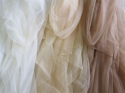 Soft Veils Tulle Fabricwedding Bridal Dress Mesh Fabricchampagne